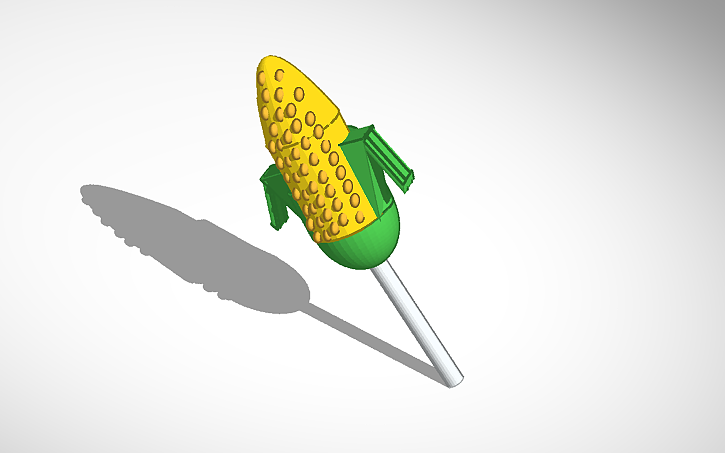 3D design Corn On The Cob 🌽 - Tinkercad