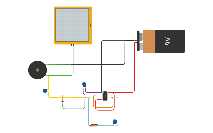 Circuit design Metal Detector w/Core - Tinkercad
