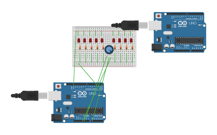 Circuit design nguyễn thị thu hòa - 10-den-led - Tinkercad