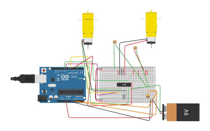 Circuit design t7 | Tinkercad
