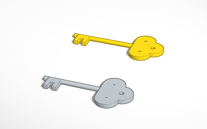 3D design keys | Tinkercad