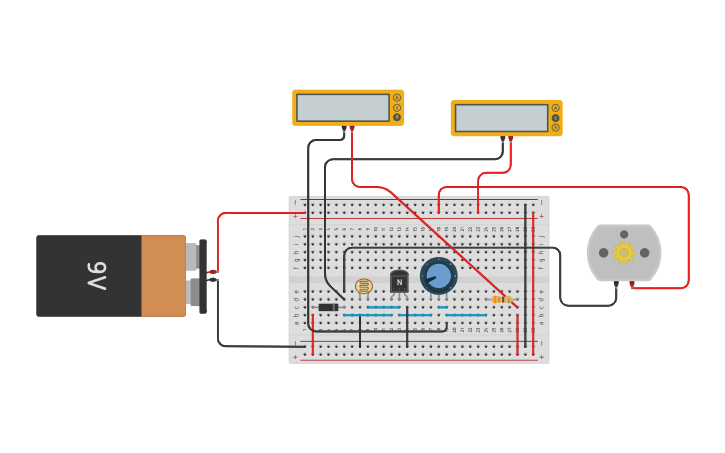 Circuit design practica 2. pregunta 2 | Tinkercad