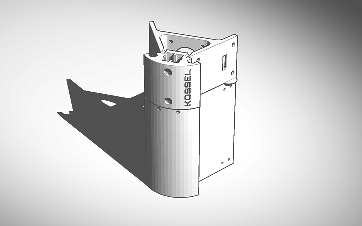 3D design Mini Kossel extended base | Tinkercad