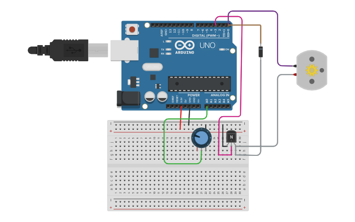 Circuit design Practica 7 | Tinkercad