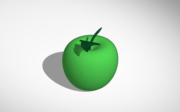 3D design Apple - Tinkercad