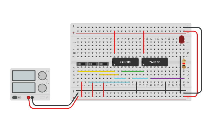 Circuit Design Expt 4 Table 1 Simplified Circuit Tinkercad