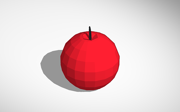 3D design Apple - Tinkercad