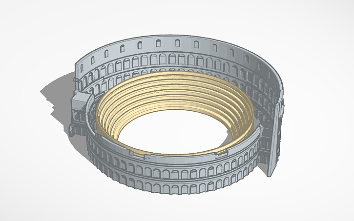 3D design Colosseum - Tinkercad