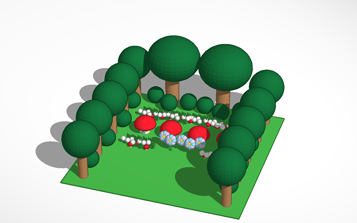 3D design Magical Garden - Tinkercad