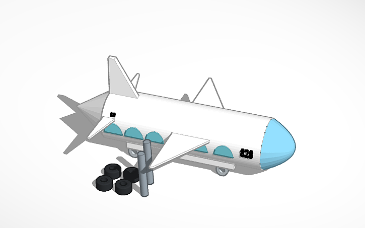 3D design Ana’s airplane isb - Tinkercad