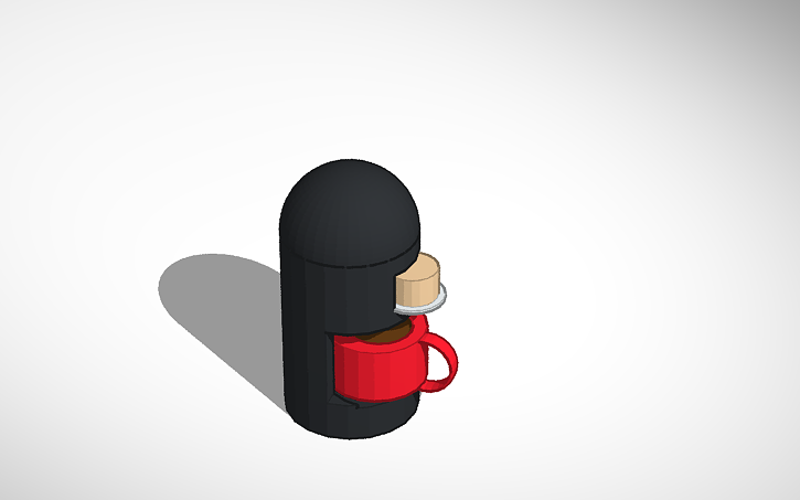 3D design cafetera - Tinkercad