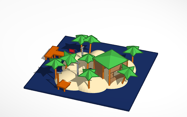 3D design Islands - Tinkercad