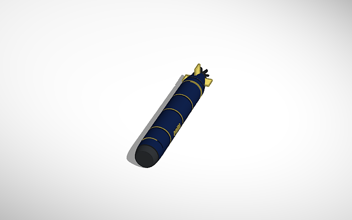3D design Torpedo Orka - Tinkercad