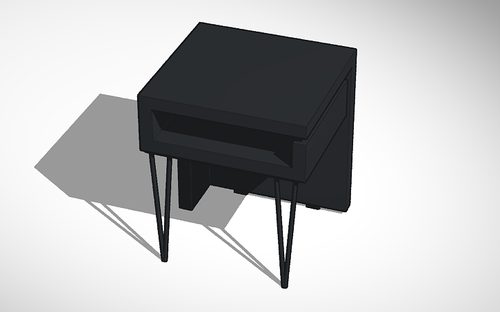 3D design BEDSIDE - Tinkercad