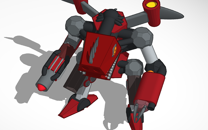 3D design fire - Tinkercad