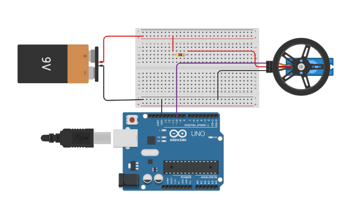 Circuit design SAUVC_ARDUINO_SERVO - Tinkercad