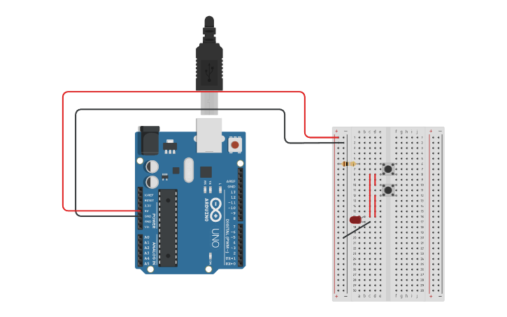 Circuit design Project 1 - Tinkercad