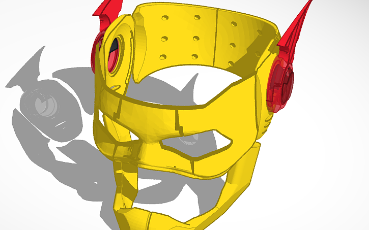 3D design Daiveon's flash helmet - Tinkercad