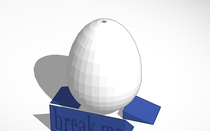 3D design egg - Tinkercad