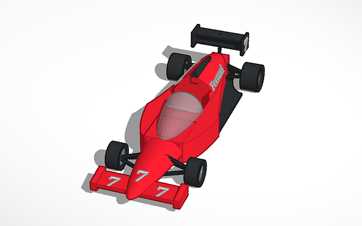 3D design F1 car - Tinkercad