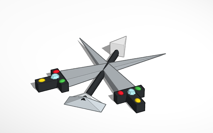 3D design war weapons - Tinkercad
