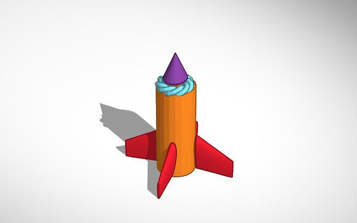 3d Design Project 05 Rocket Tinkercad