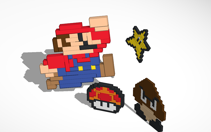 3D design Super Mario brubs | Tinkercad