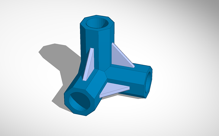 3D design Cross Joint - Tinkercad