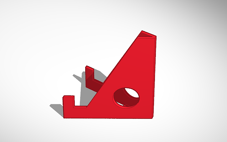 3D design Simple iPad 2 vertical stand - Tinkercad