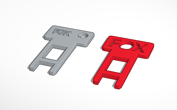 3D design Safety switch key OMRON - Tinkercad