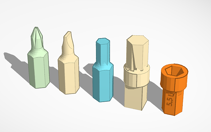 3D design useless bits - Tinkercad