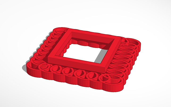 3D design Picture Frame - Tinkercad
