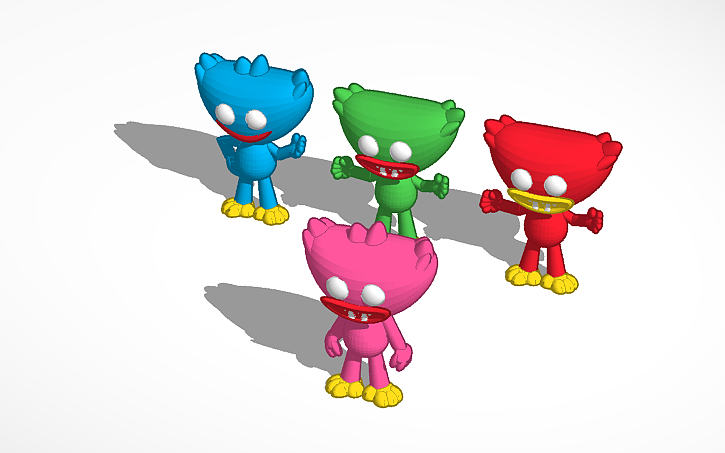 3D design All huggy wuggy bootleg funko pops! - Tinkercad