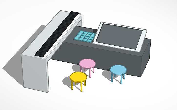 3D design Booth Setup - Tinkercad