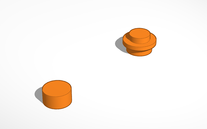 3D design lego studs - Tinkercad
