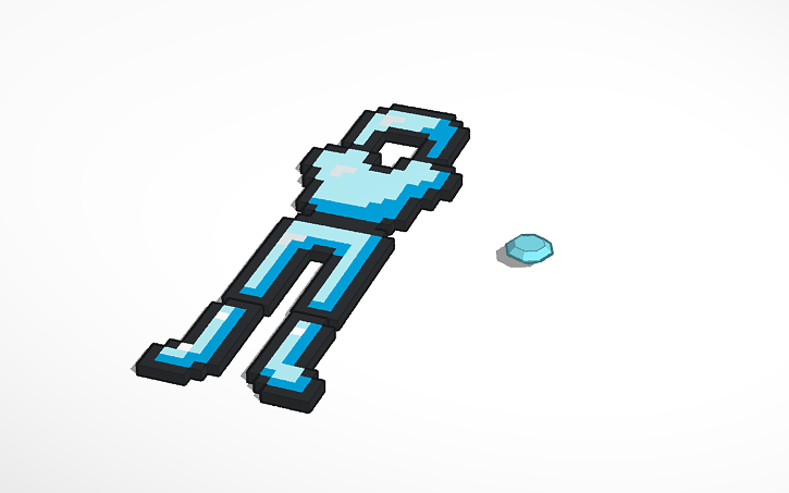 3D design mincraft armor | Tinkercad