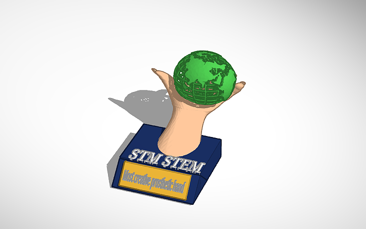 3D design Stm STEM Trophy 1 - Tinkercad