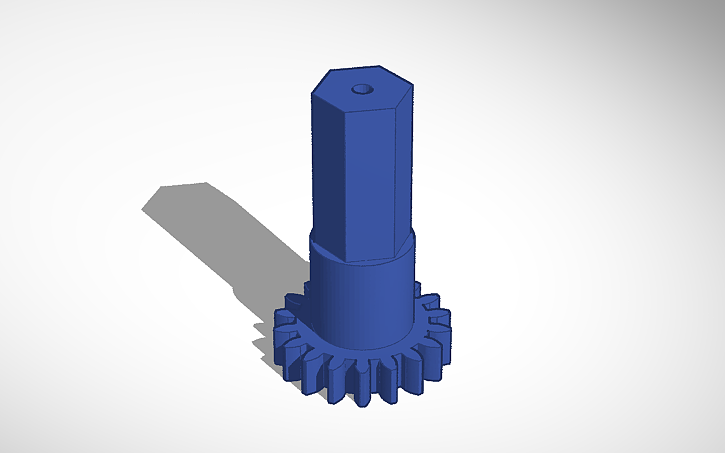 3D design rc car wheel hub - Tinkercad