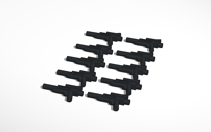 3D design lego guns - Tinkercad