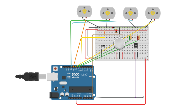 Circuit design Proyecto_Final - Tinkercad