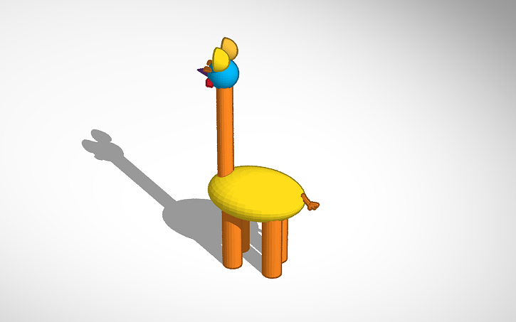 3D design Jef The Giraffe | Tinkercad