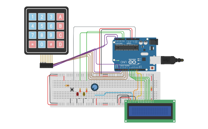 Circuit Design Simulacion De Cerradura Tinkercad