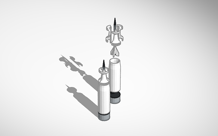 3D design DM-90 Apfsds - Tinkercad