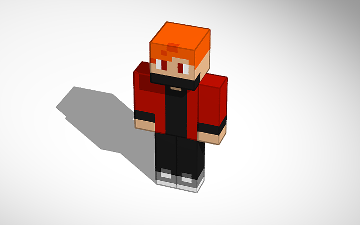 3D design Techmisu's Minecraft Skin(FCA) - Tinkercad