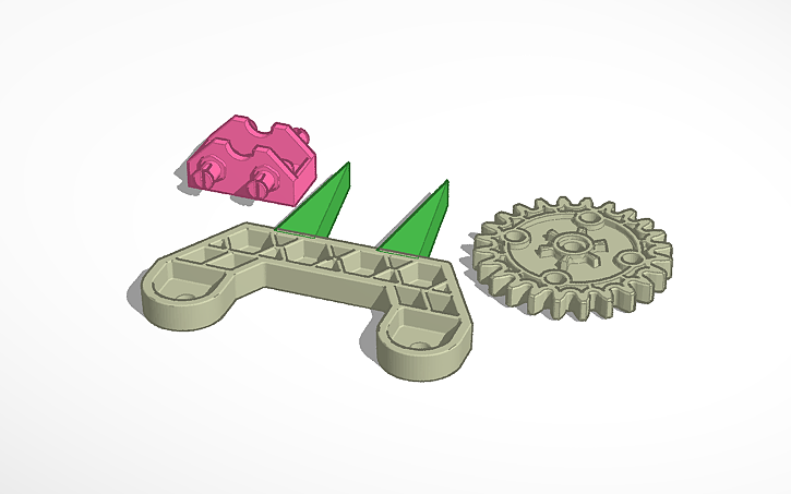 3D design VEX modified part | Tinkercad
