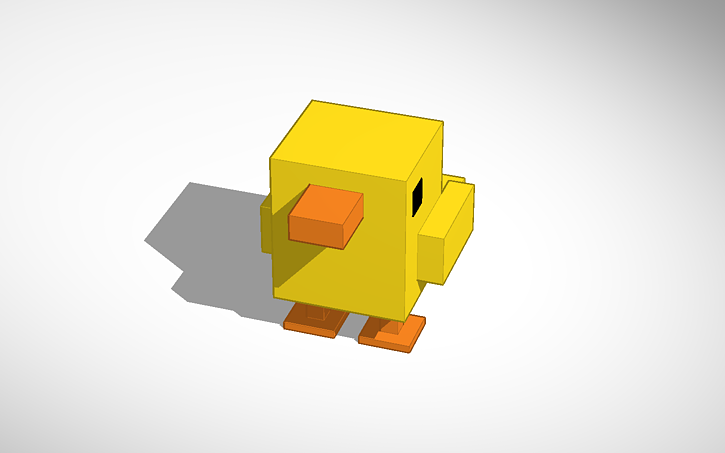 3D design Duck from CROSSYROAD - Tinkercad
