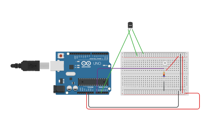 Circuit design Ambient Light Sensor | Tinkercad