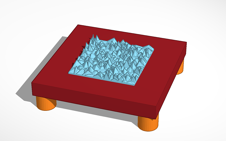 3D design Crystalline coffee table | Tinkercad
