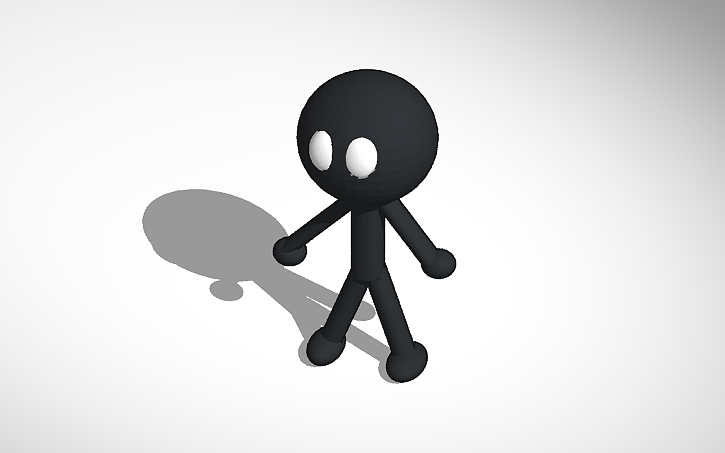 3D design VS STICKMAN - Tinkercad