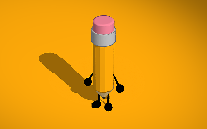 3D design Bfdi Pencil - Tinkercad
